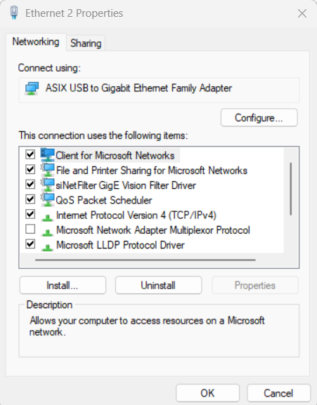 Manually set Ethernet settings and define Fixed IP Address DHCP in Windows