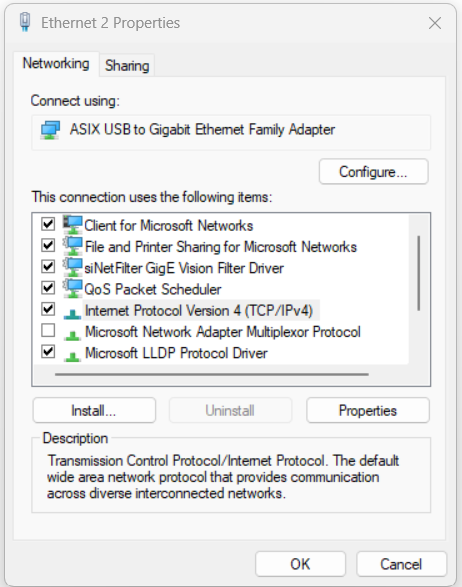 Manually set Ethernet settings and define Fixed IP Address DHCP in Windows