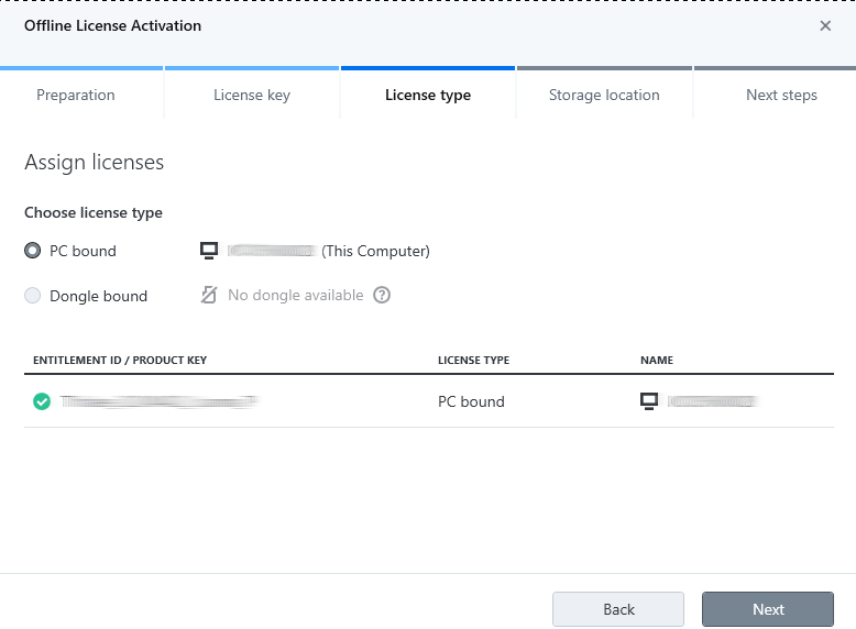 Offline License Activation (>SW2025)